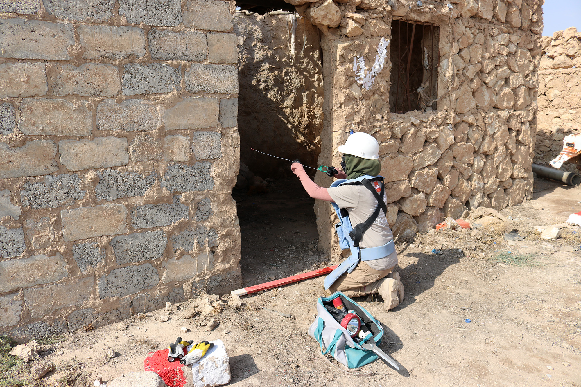 Wahida, a brave Yazidi woman, building a future for Iraq | UNMAS