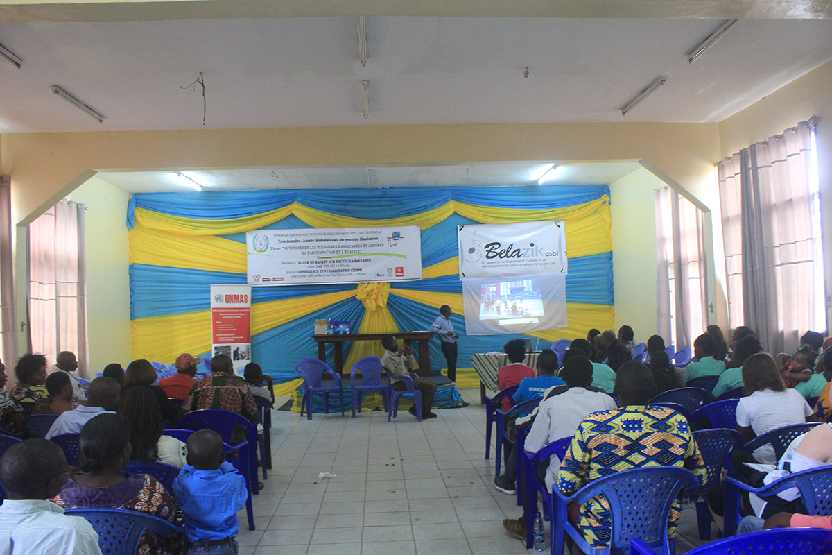 UNMAS staff in the DRC attending the conference on the International ...