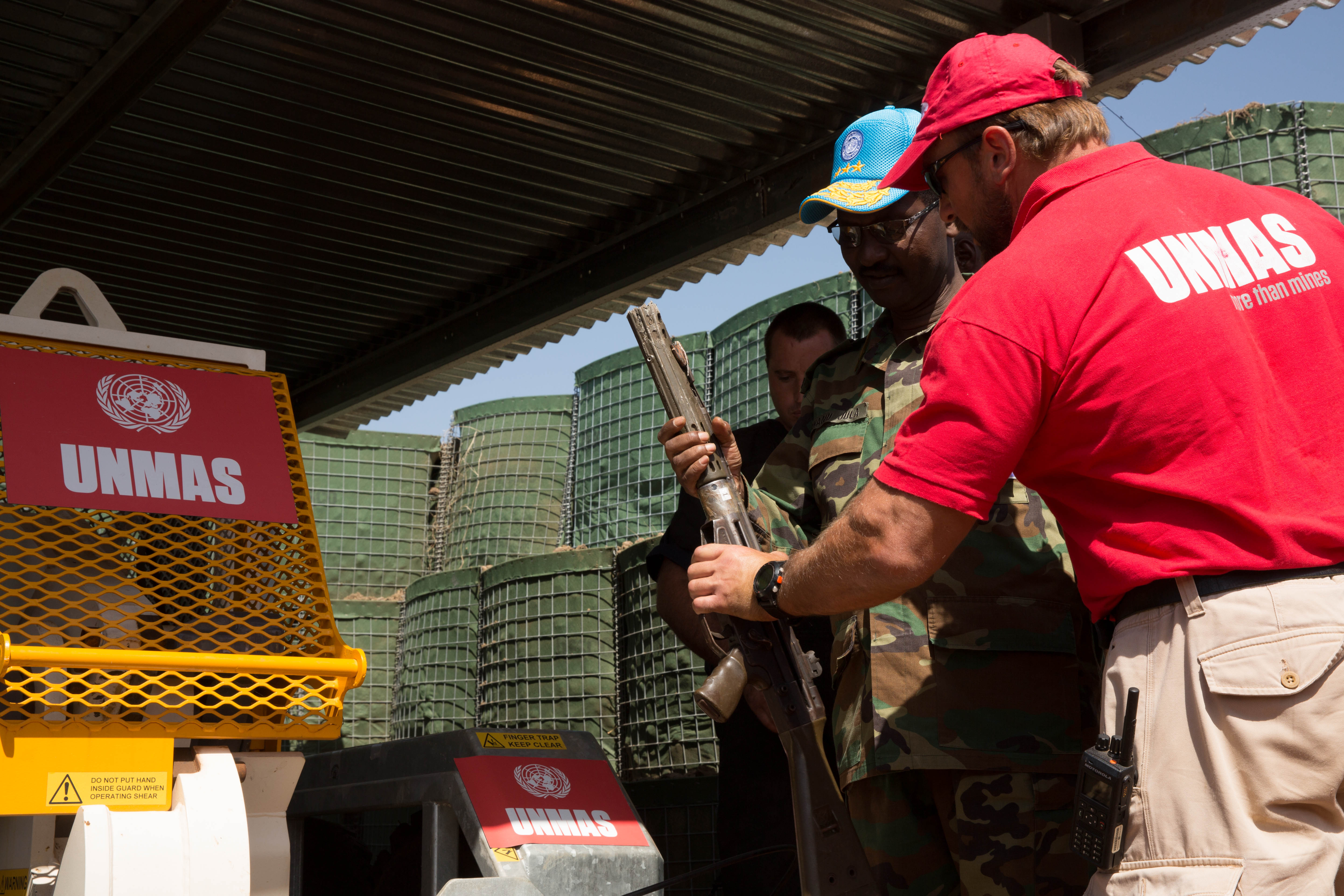 UNISFA Conducts First Weapons and Ammunition Destruction Activity | UNMAS